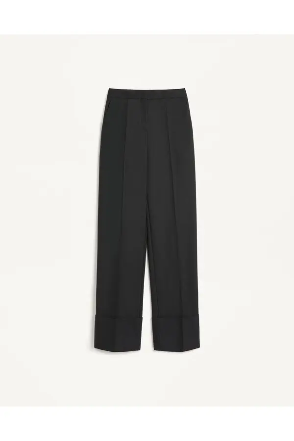 Valentino Garavani Virgin Wool Pants - Black
