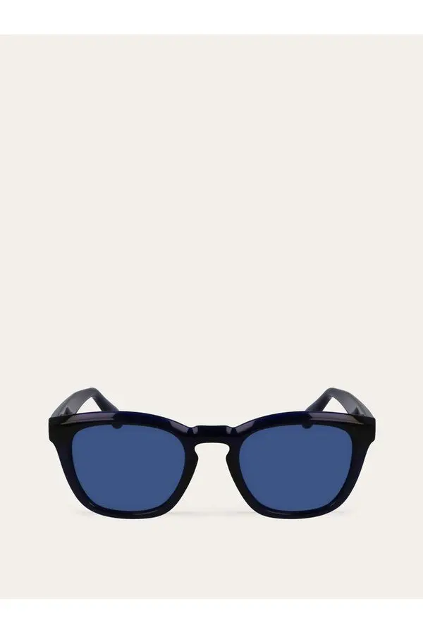 FERRAGAMO Modified Rectangle Sunglasses - Blue