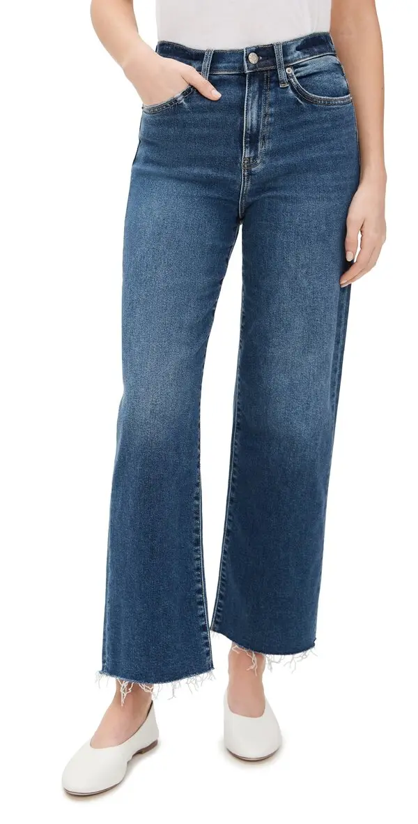 DAZE Pleaser Raw Hem Jeans