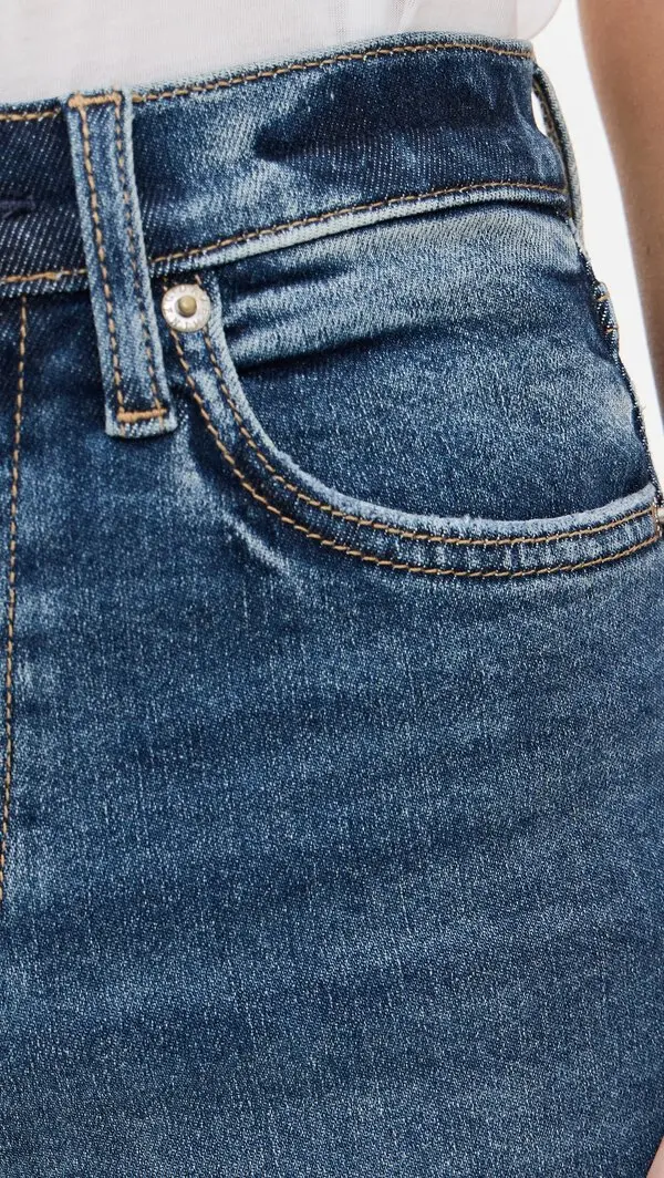 DAZE Pleaser Raw Hem Jeans