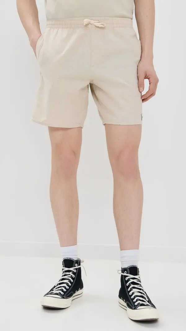 RHYTHM Classic Linen Jam Shorts - Sand