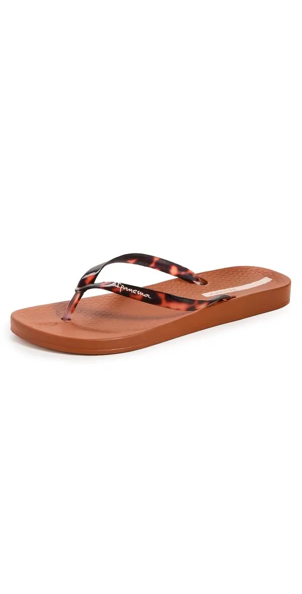 Ipanema Flip Flops With Tortoise Straps
