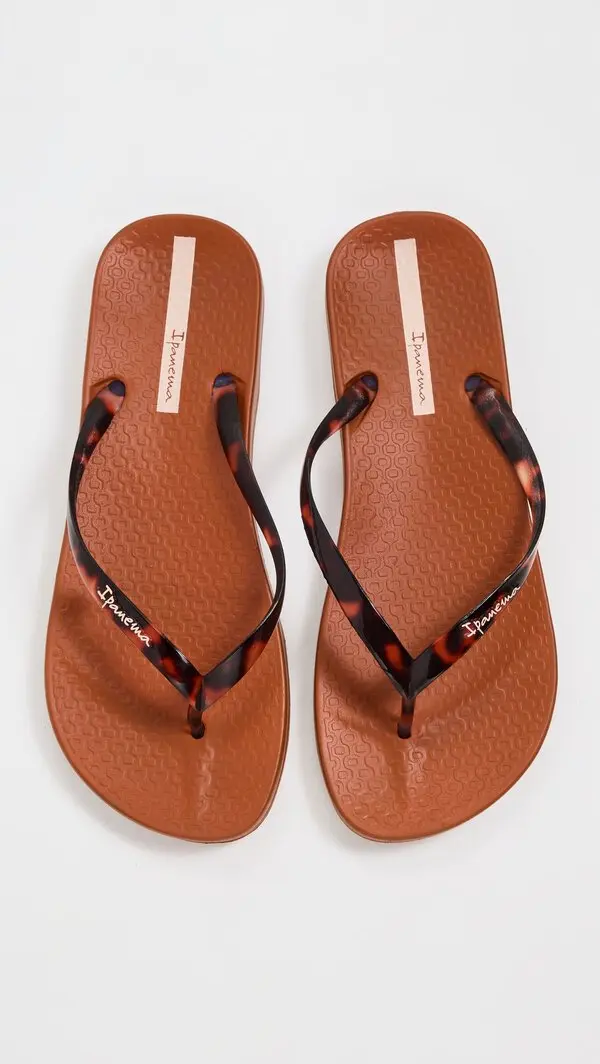Ipanema Flip Flops With Tortoise Straps