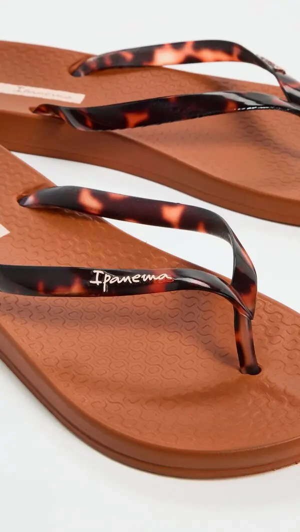 Ipanema Flip Flops With Tortoise Straps