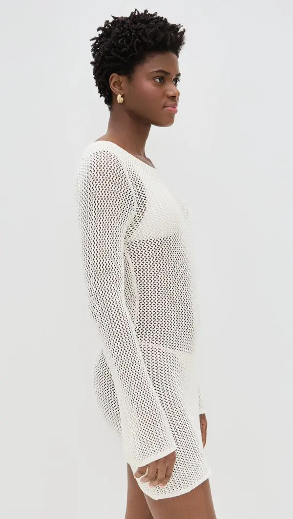 L*Space Cleo Cover Up Dress - Cream