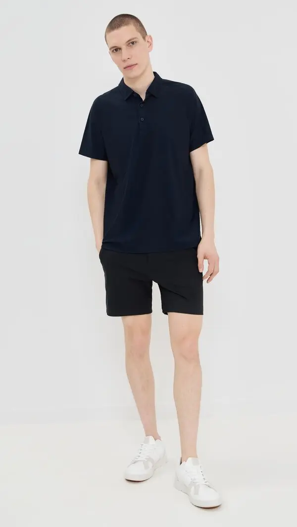 RHONE Regatta Pique Polo - True Navy