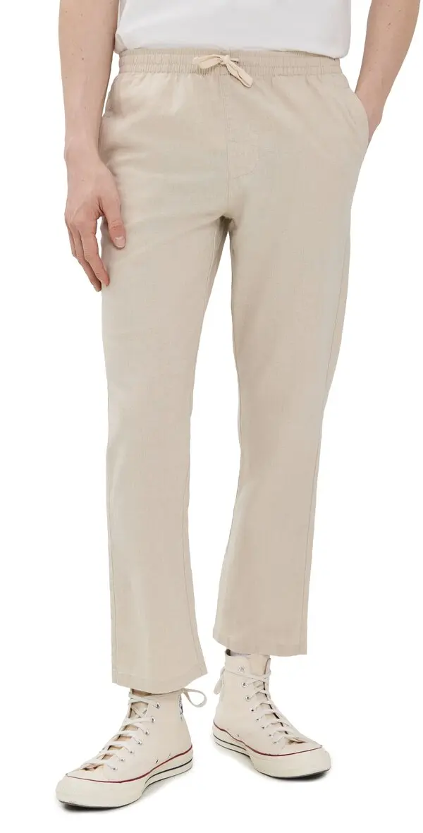RHYTHM Linen Jam Pants - Bone
