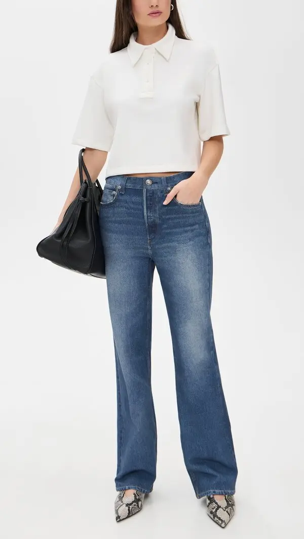 Rag & Bone Miramar Shea Relaxed Straight Jeans