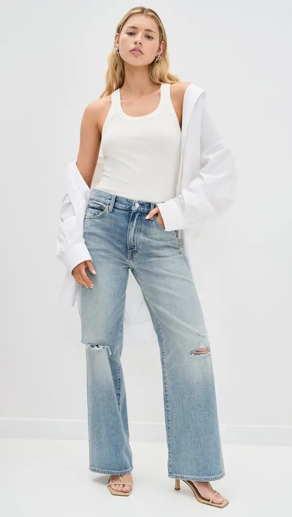 PISTOLA Christy Ribbed Tank - Le Blanc