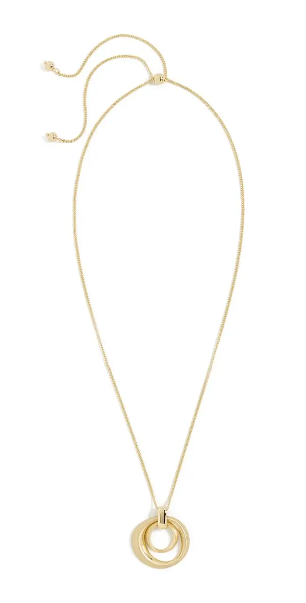 Argento Vivo Multi Circle Pendant Necklace - Gold