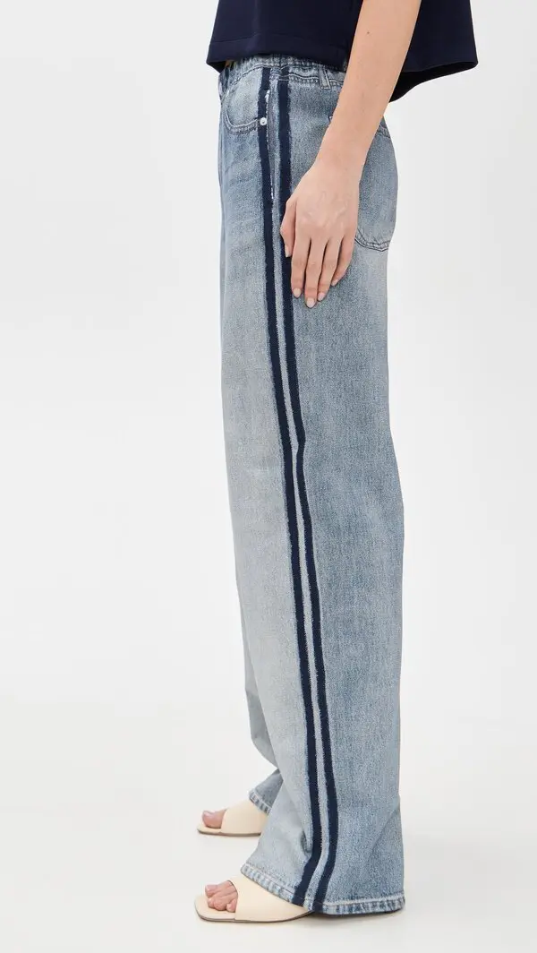 Rag & Bone Rb Miramar Wide Leg Track Pants - Coney
