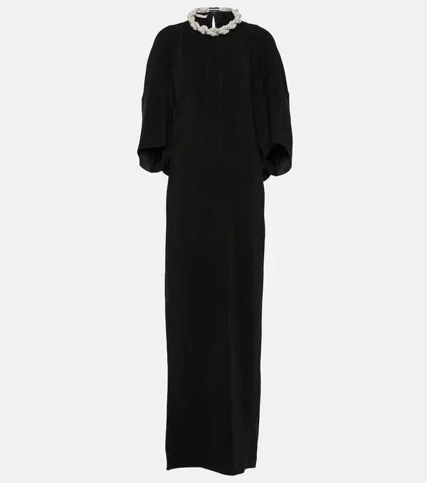 Stella McCartney Crystal-braided Maxi Dress