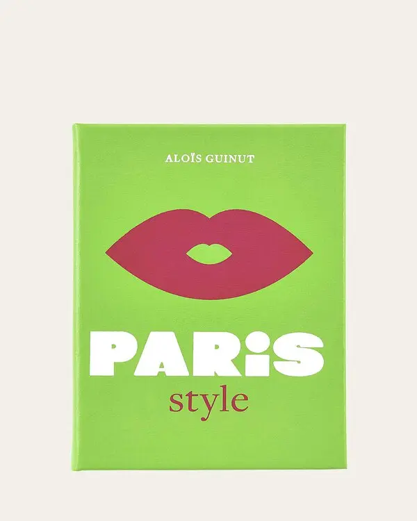 GRAPHIC IMAGE Little Book Of Paris Style" Leather-bound Book Alois Guinut - Lime