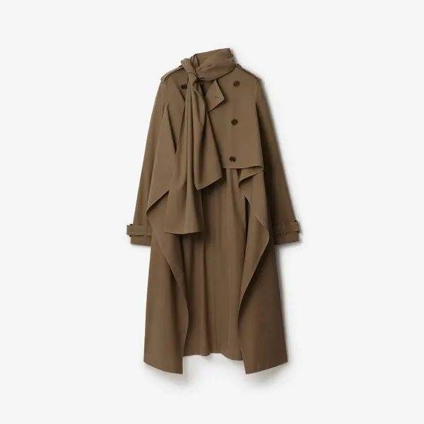 Burberry Long Silk Scarf Trench Coat