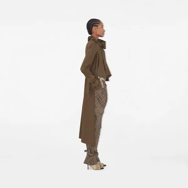 Burberry Long Silk Scarf Trench Coat
