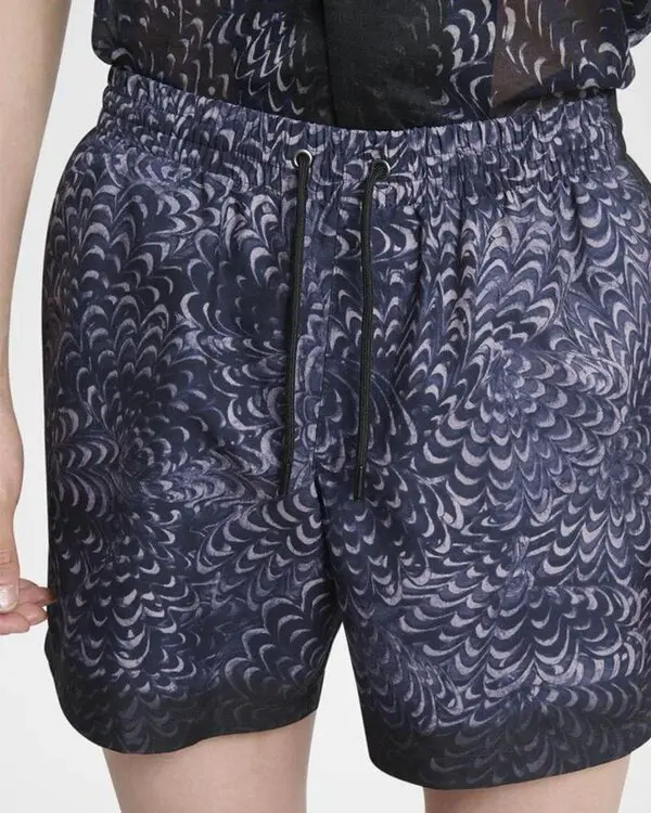 Dries Van Noten Phibbs Printed Swim Shorts - Navy
