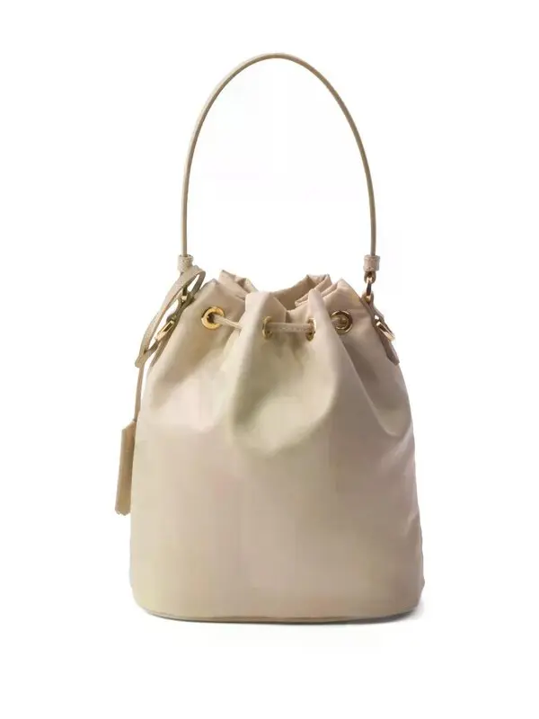 Prada Re-edition 1978 Mini Re-nylon Bucket Bag - Neutrals