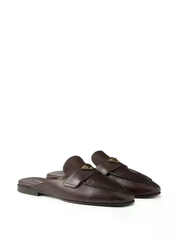Prada Leather Slippers