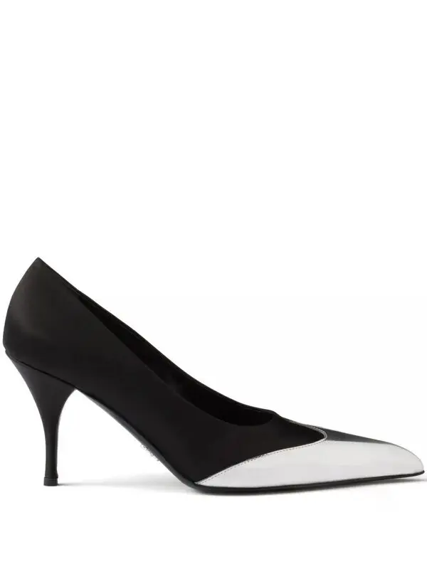 Prada 85mm Satin-finish Pumps