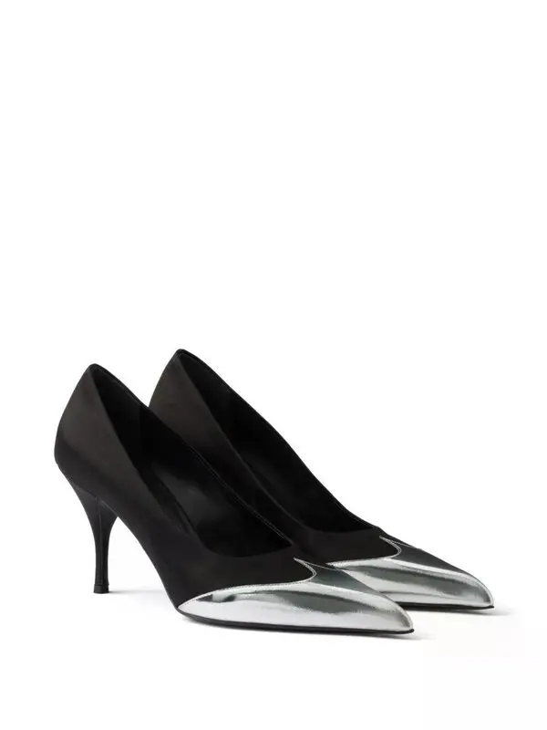 Prada 85mm Satin-finish Pumps