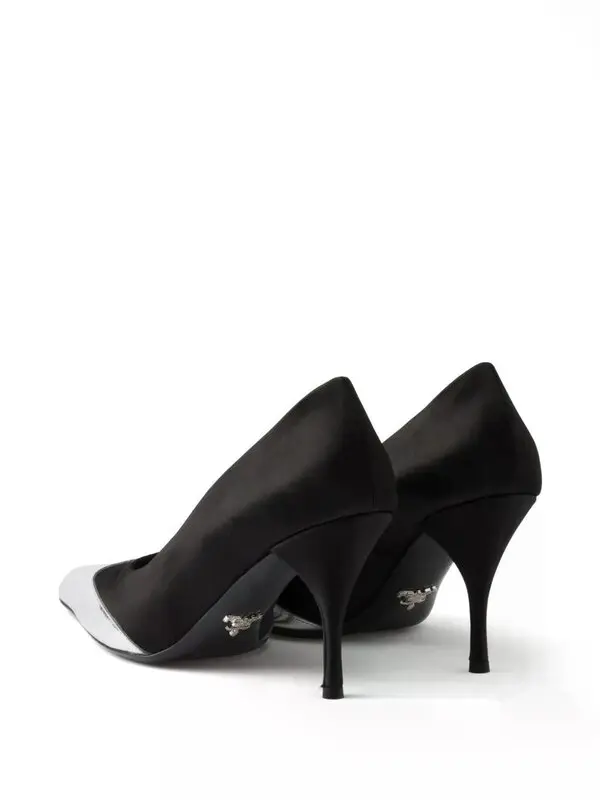 Prada 85mm Satin-finish Pumps