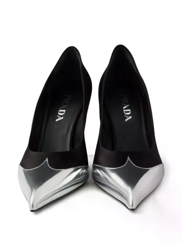 Prada 85mm Satin-finish Pumps