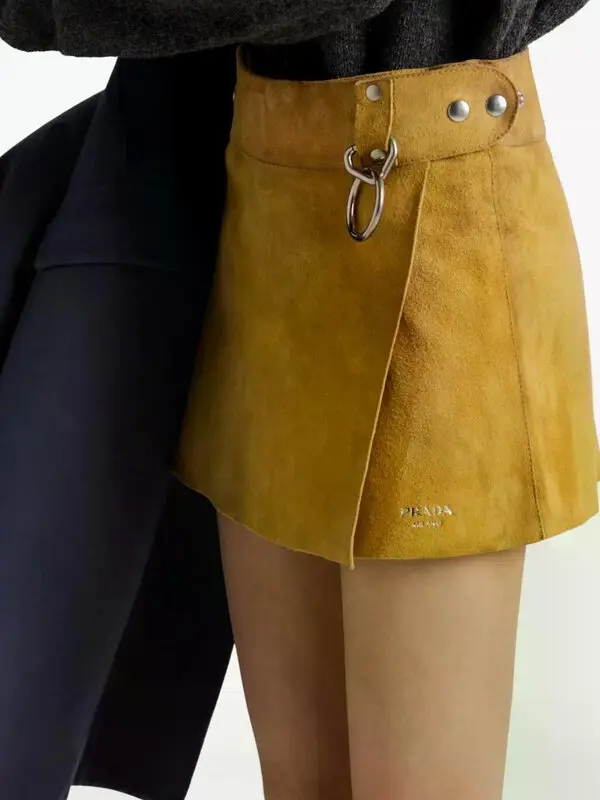 Prada Suede Miniskirt
