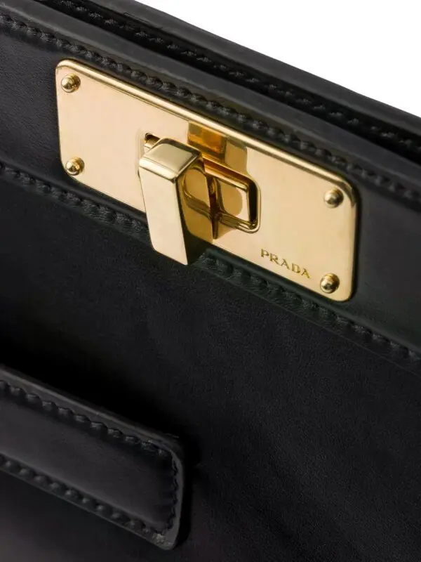Prada Large Leather Tote Bag
