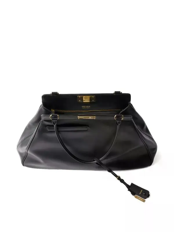 Prada Large Leather Tote Bag