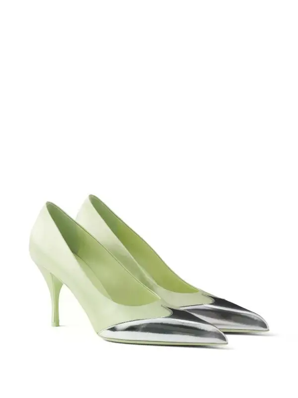 Prada 85mm Satin-finish Pumps