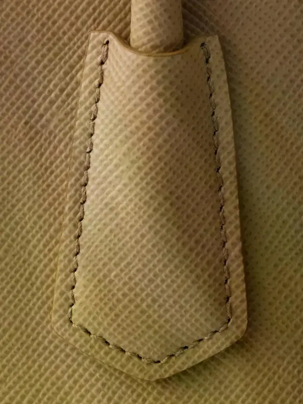 Prada Saffiano Leather Tote Bag - Neutrals