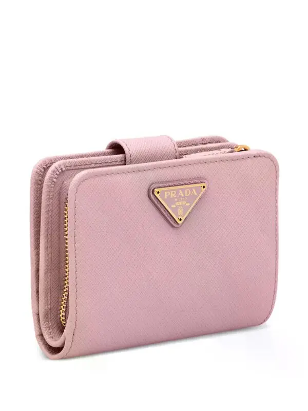 Prada Small Leather Wallet - Pink