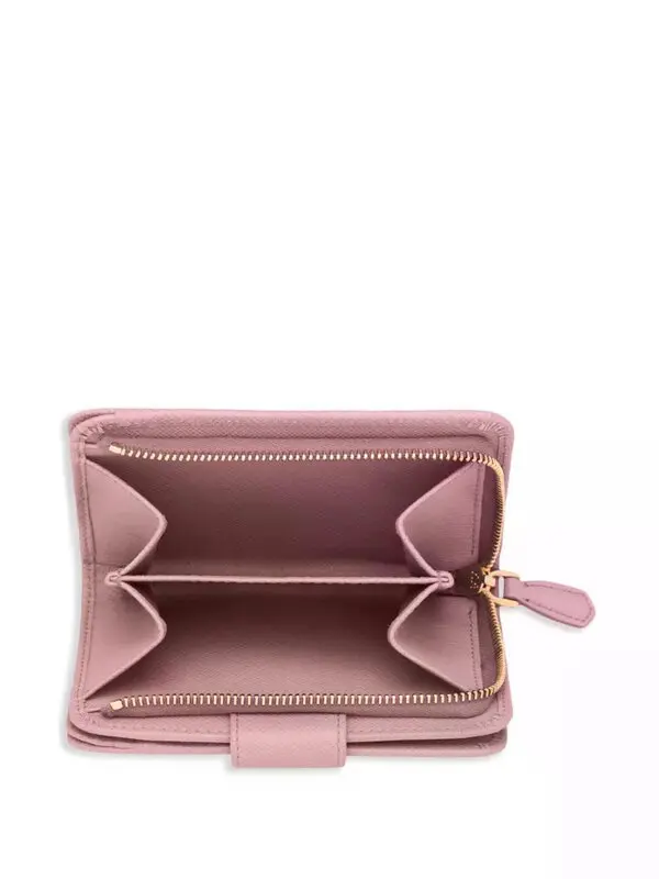 Prada Small Leather Wallet - Pink