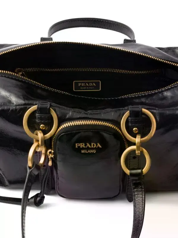 Prada Medium Leather Tote Bag