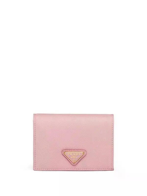 Prada Small Saffiano Leather Wallet - Pink