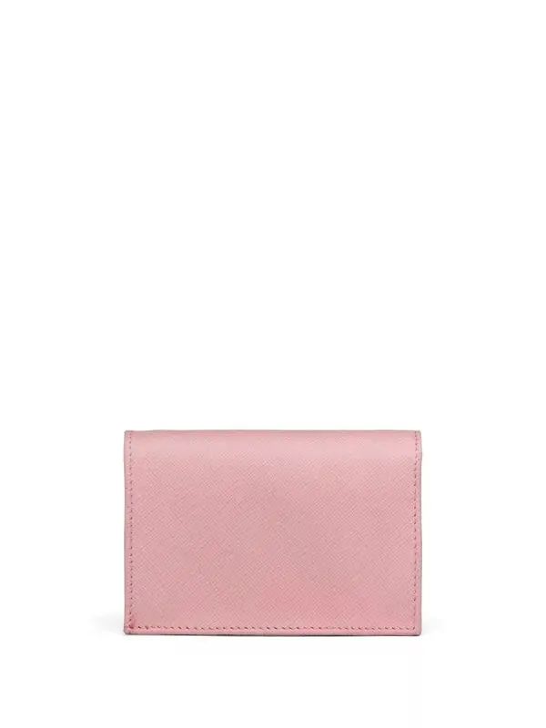 Prada Small Saffiano Leather Wallet - Pink