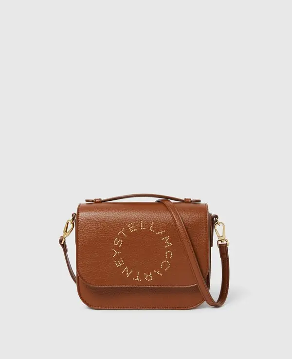 Stella McCartney Logo Messenger Bag - Auburn