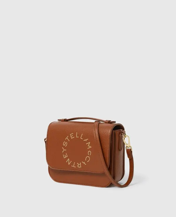 Stella McCartney Logo Messenger Bag - Auburn
