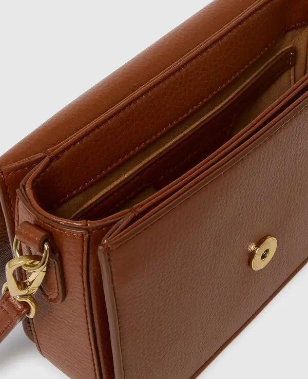 Stella McCartney Logo Messenger Bag - Auburn