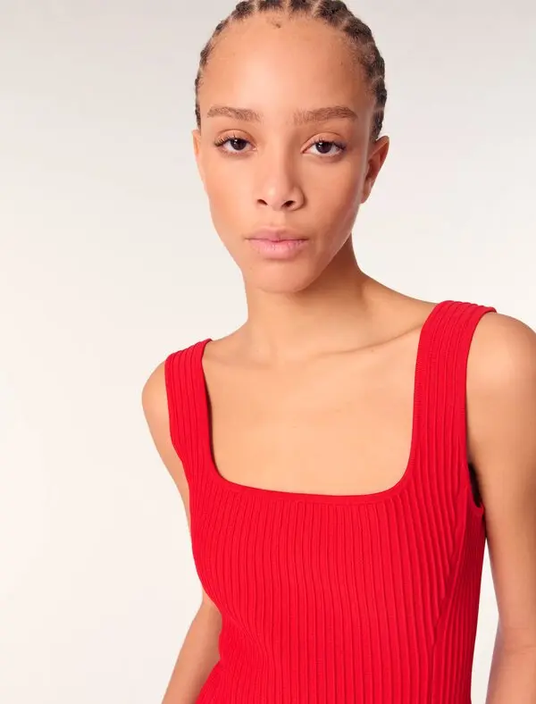 Maje Knit Mini Dress