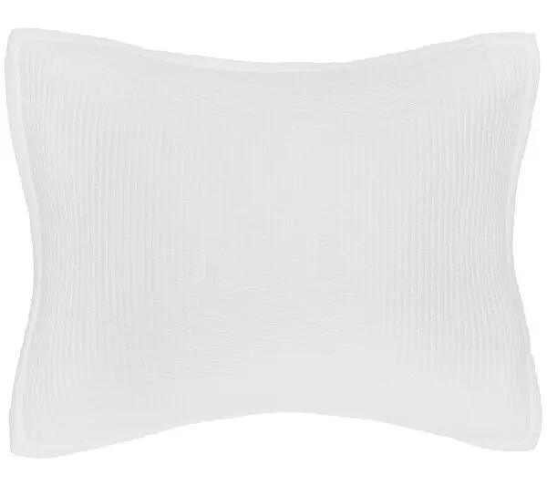 C&F HOME Carol&frank Bennett White Standard Sham - One-color