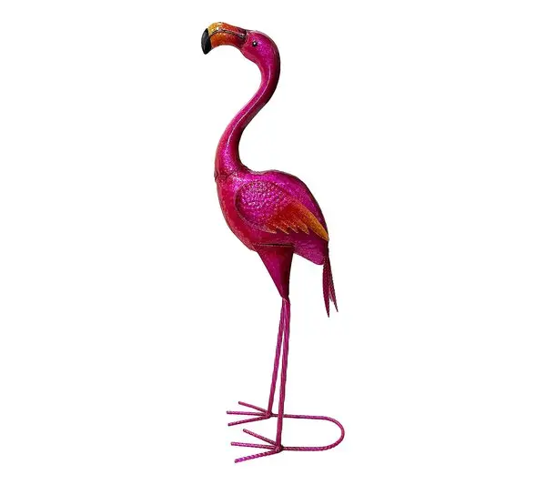 SANTA'S WORKSHOP 23' Iron Dark Pink Flamingo