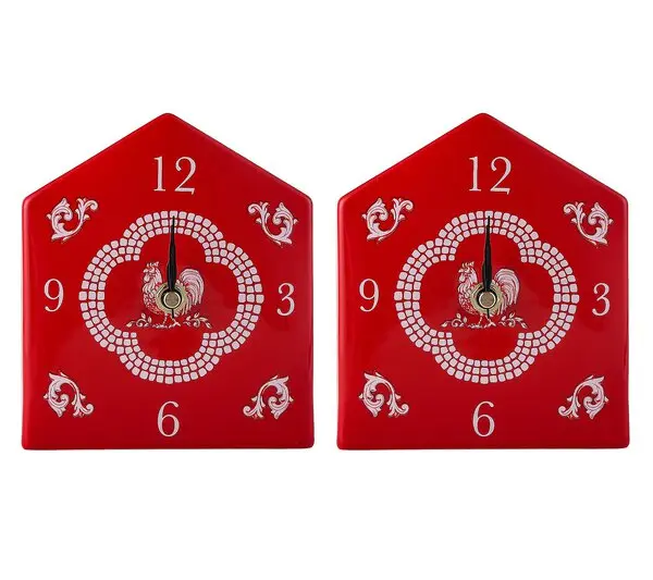 TEMP-TATIONS Set Of 2 Desktop Clocks - One-color
