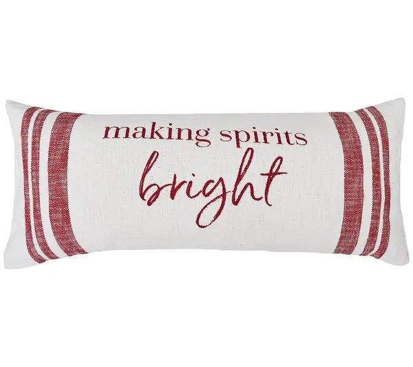 VALERIE PARR HILL Morgan Making Spirits Bright Throw Pillow Va Lerie - One-color