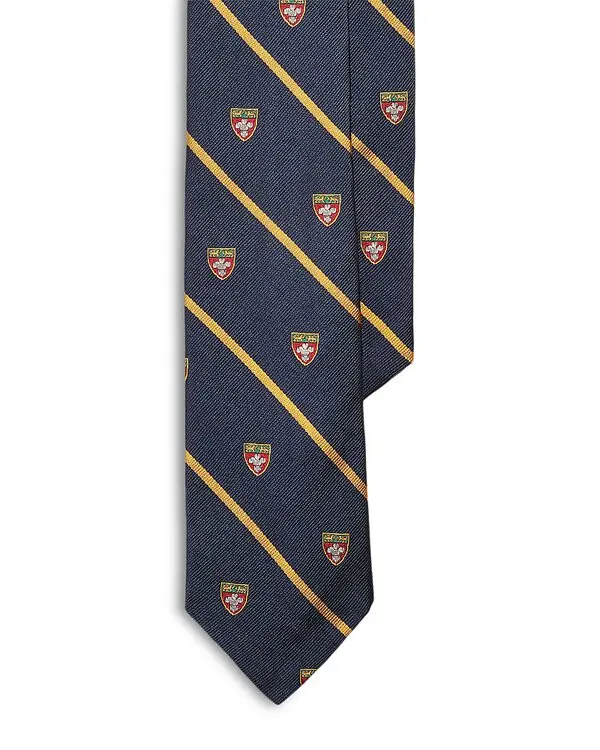 Polo Ralph Lauren Striped Silk Club Tie - Navy