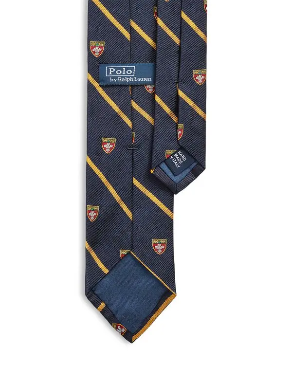 Polo Ralph Lauren Striped Silk Club Tie - Navy