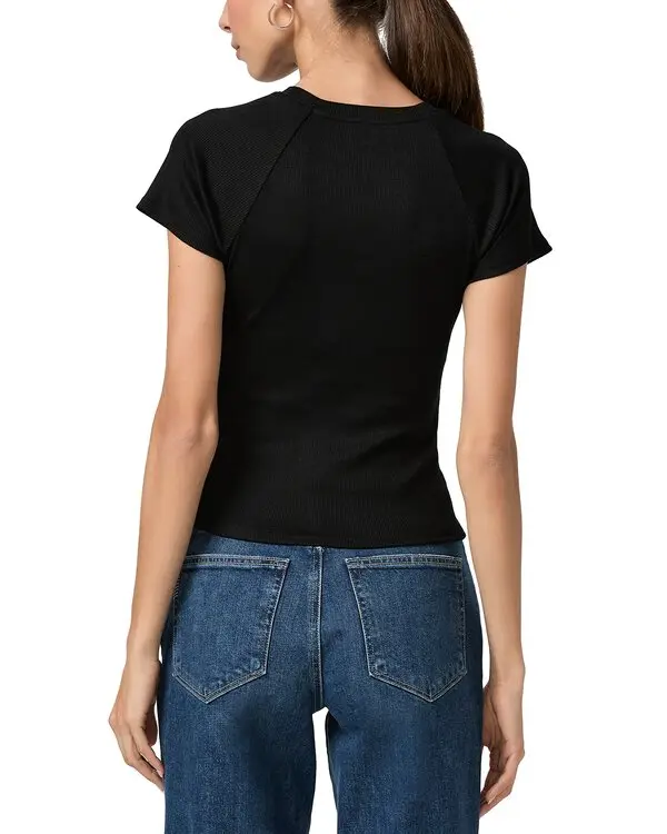 Paige Bijou Shrunken Raglan Sleeved Tee