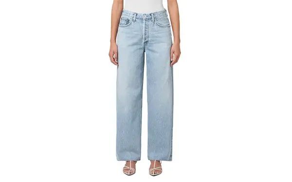 AGOLDE Low Slung Baggy Straight Leg Jeans - Spark