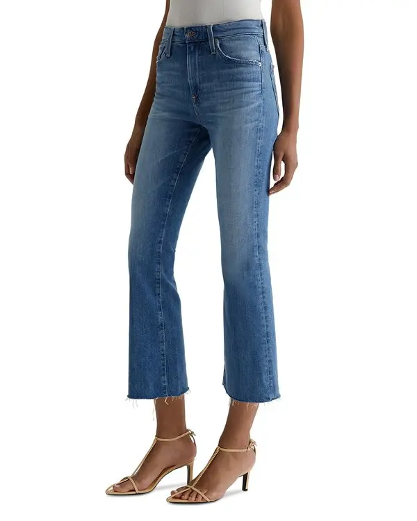 Ag Farrah Mid-rise Boot Crop Jeans