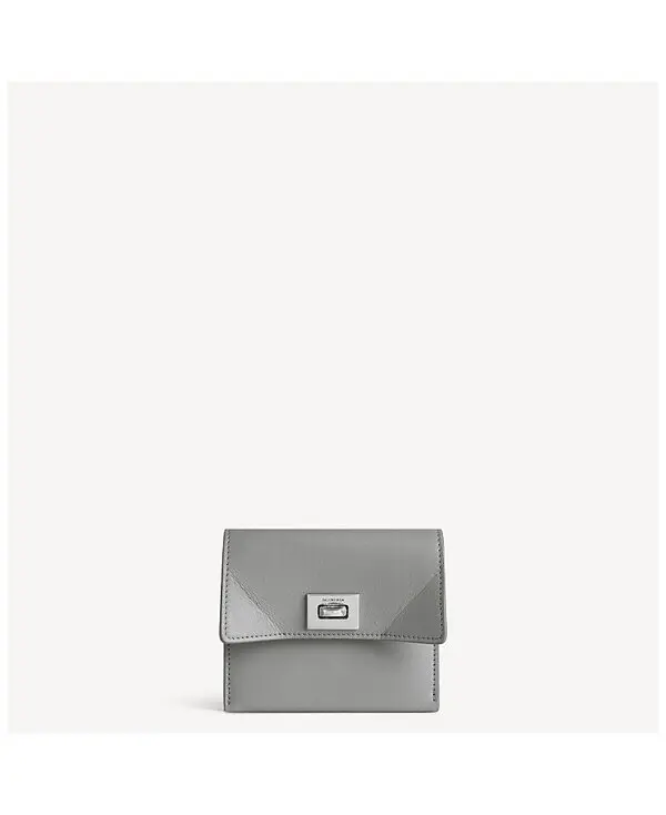 Balenciaga Rodeo Card Holder With Flap - Cloud Grey
